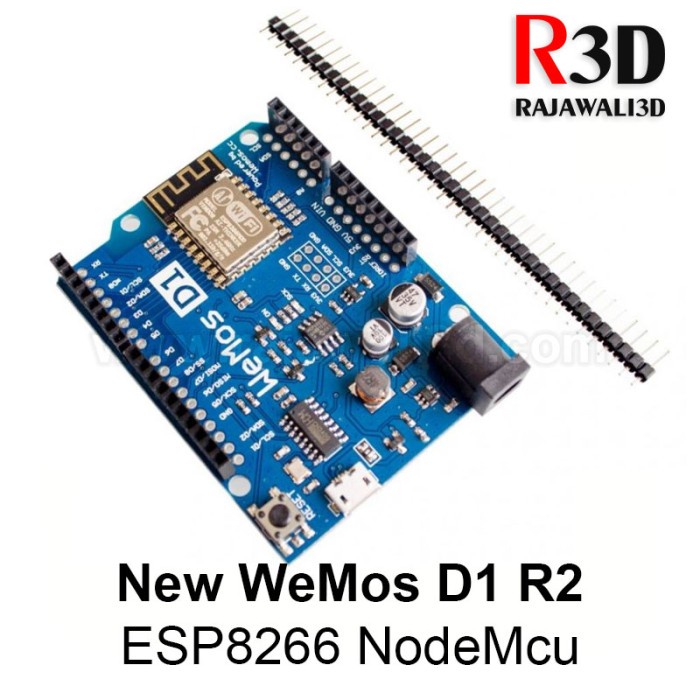 Jual New WeMos D1 R2 NodeMCU WiFi Board Arduino Uno Dev Based ESP8266 | Shopee Indonesia