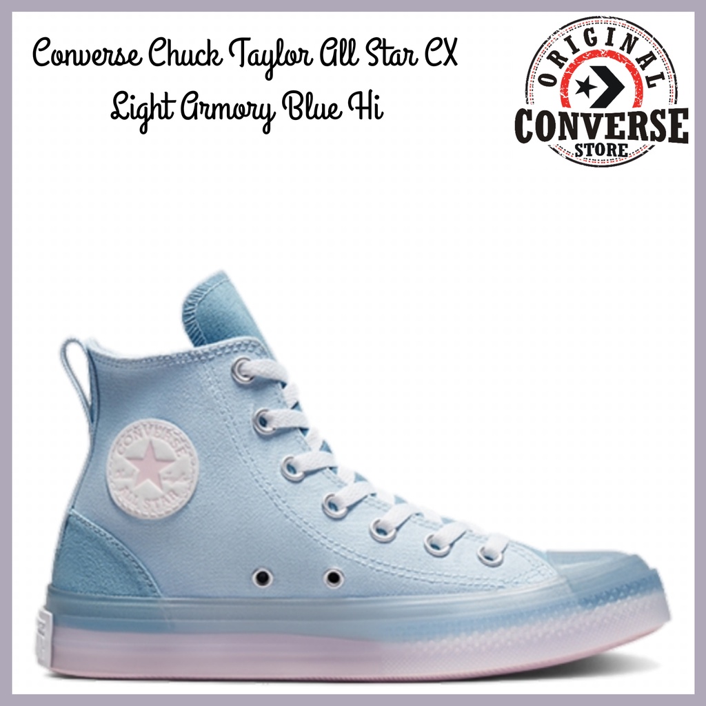 Jual ORIGINAL CONVERSE CHUCK TAYLOR ALL STAR CX LIGHT ARMORY BLUE Hi ...