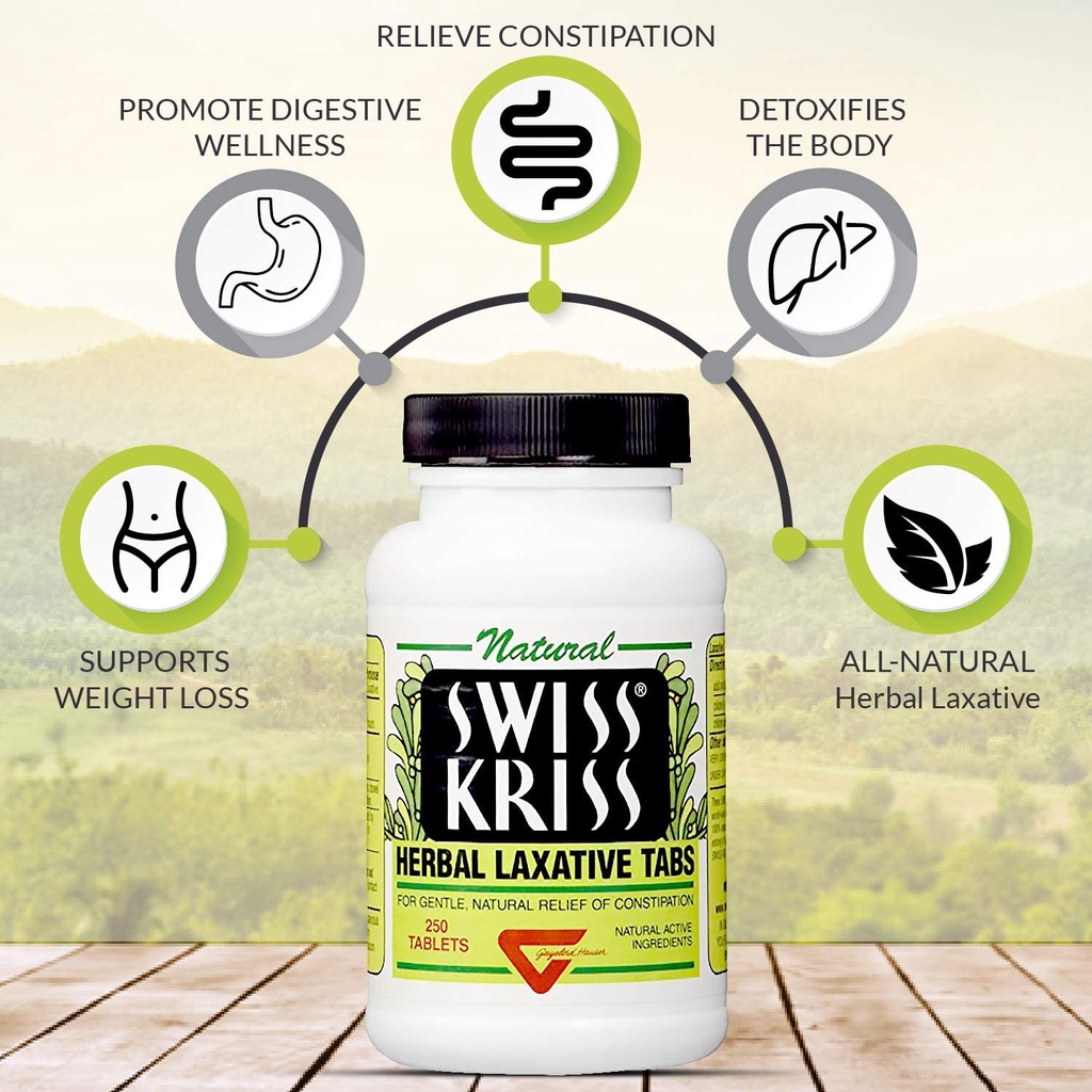 Jual Natural Swiss Kriss Herbal Laxative, Obat Konstipasi, Pencahar ...