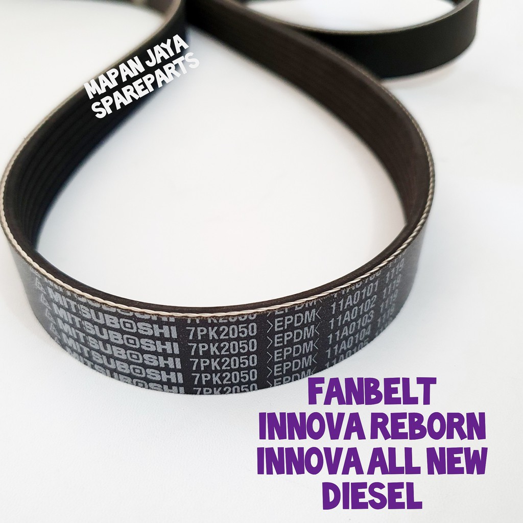 Jual FANBELT MITSUBOSHI - V-BELT INNOVA REBORN DIESEL 7PK2050 | Shopee ...