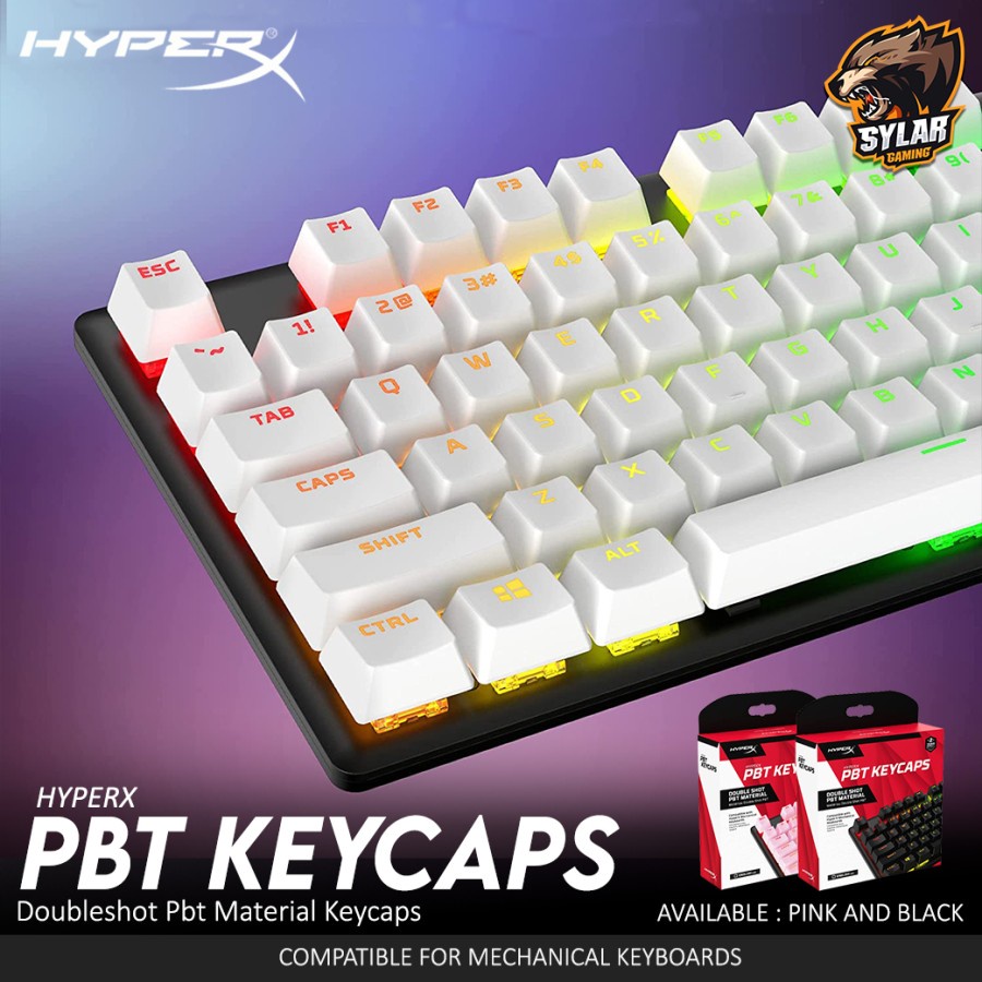 Jual HyperX PBT Double Shot Keycaps Full-key Set | Shopee Indonesia
