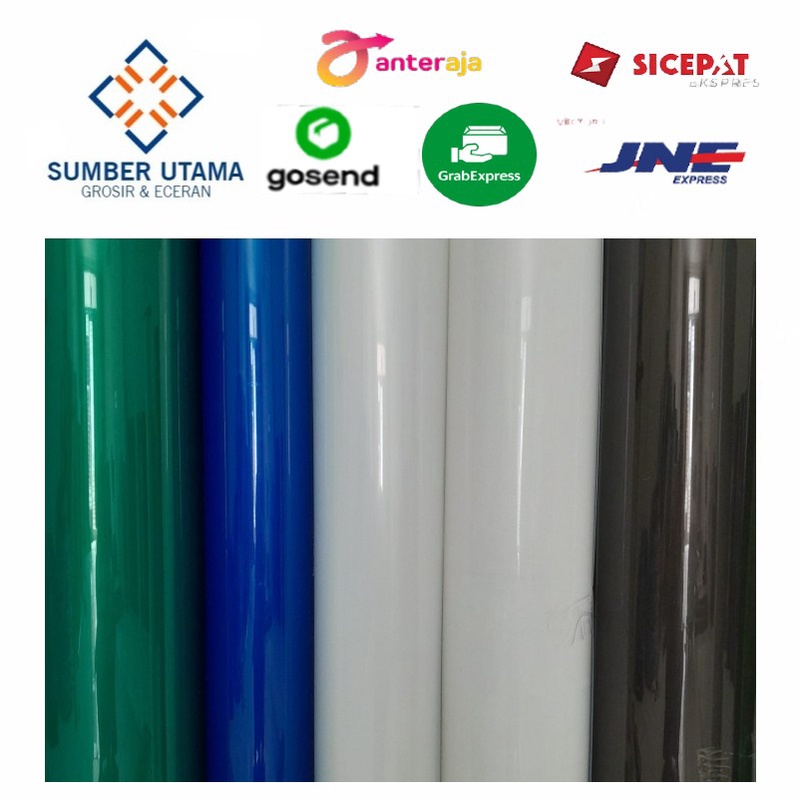 Jual Fiber Pelapis Pagar METERAN POLOS Penutup Plastik Piber Viber ...