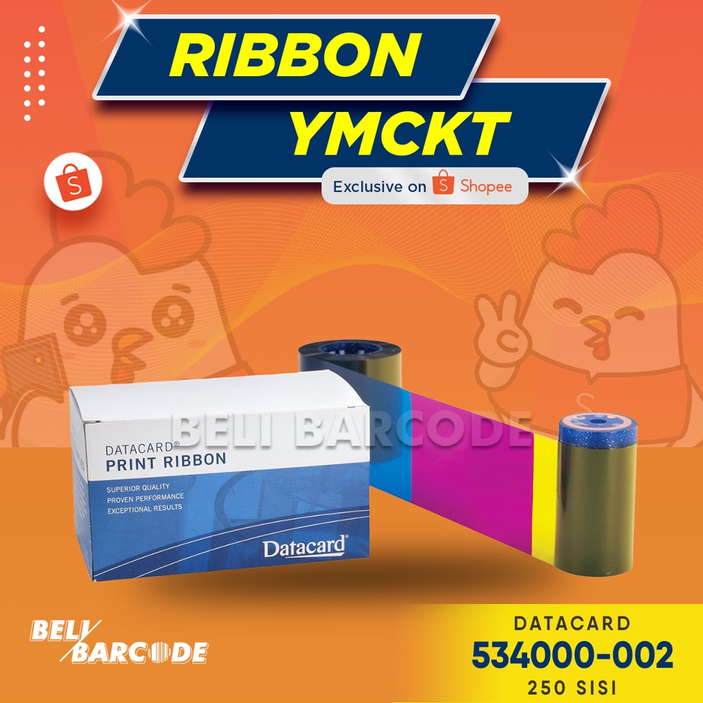 Jual RIBBON COLOR YMCKT DATACARD PN : 534000-002 CETAK KARTU 250 SISI ...