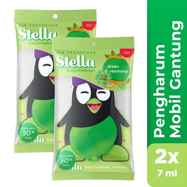Jual Stella Daily Freshness Green Harmony x2 - Pengharum Ruangan | Shopee Indonesia