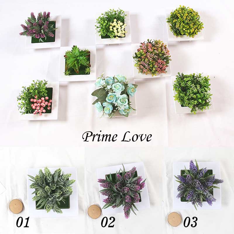 Jual Bunga Plastik Mini Cantik Artificial Vas Model Frame 3D utk ...