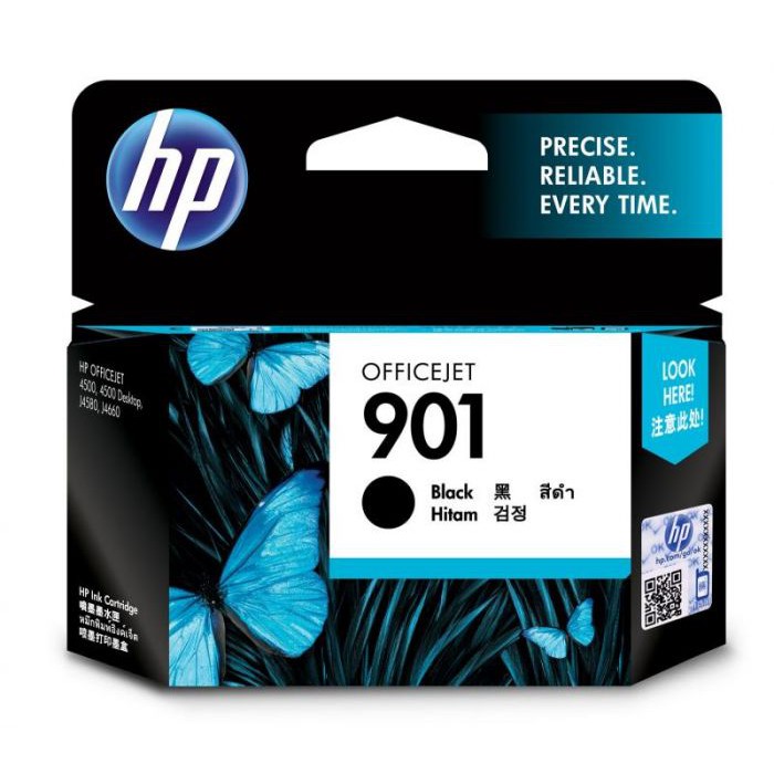 Jual HP Tinta Officejet 901 Black Ink Cartridge CC653AA | Shopee Indonesia