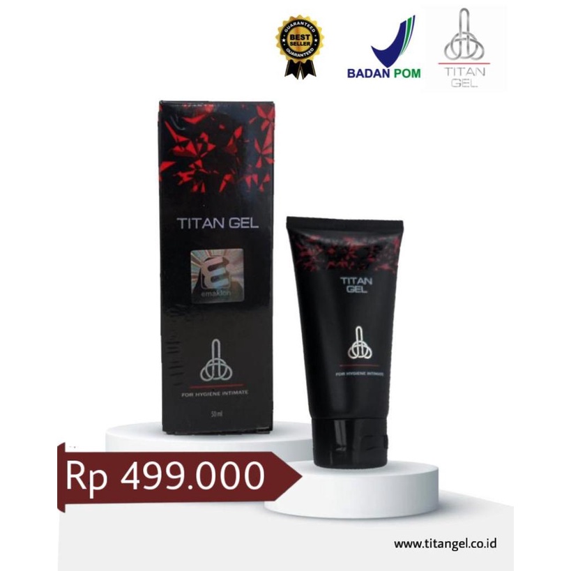 Jual Titan Gel Merah ASLI!! Original Berhologram | Shopee Indonesia
