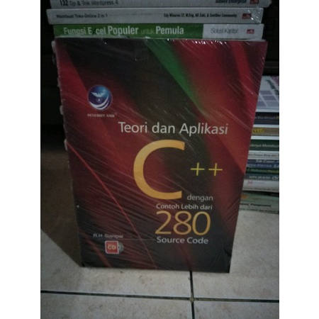 Jual ORIGINAL BARU teori dan aplikasi C plus plus dengan contoh lebih ...