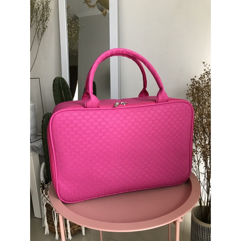 Jual TRAVEL BAG - Q KECIL SHOCKING PINK - koper mini | Shopee Indonesia