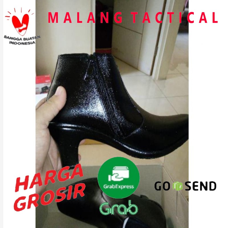 Jual Malang Tactical GTM Sepatu PDH Wanita Cewek Pantofel Kerja Formal ...