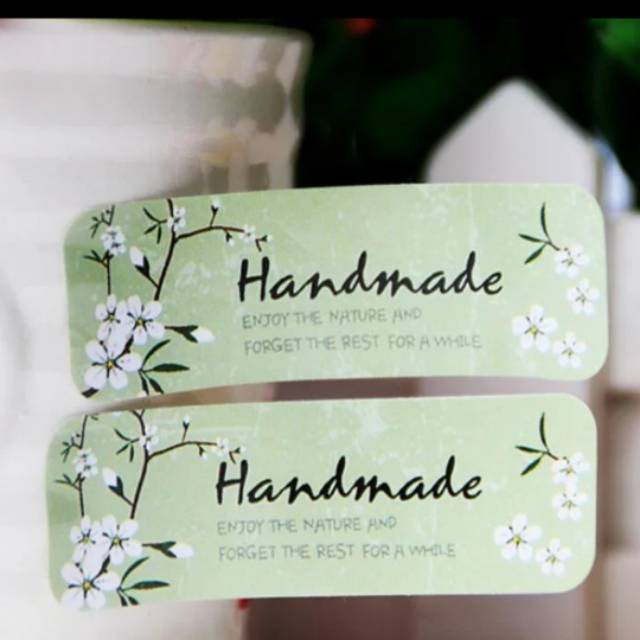 Jual Sticker Label Handmade / Sticker Label Kue Roti Souvenir | Shopee ...