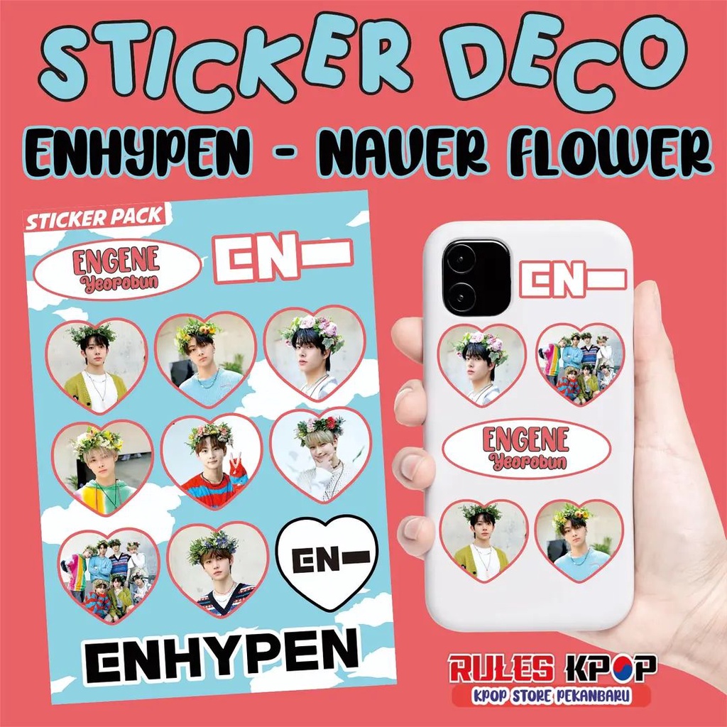 Jual (READY STOCK) STICKER ENHYPEN + CUTTING STICKER DECO ENHYPEN ...