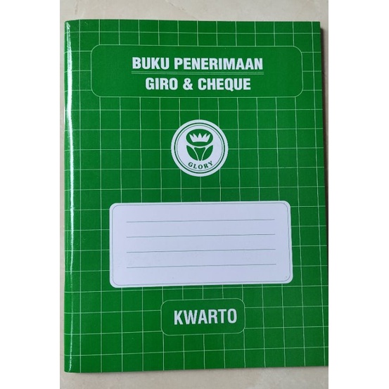 Jual BUKU PENERIMAAN | GIRO & CHEQUE | GLORY | UK KWARTO | Shopee Indonesia