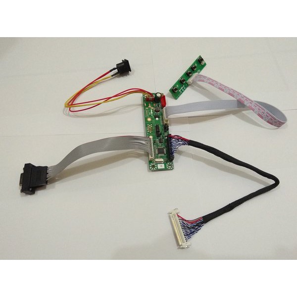 Jual Paket Universal LCD Monitor Board Panel Layar Laptop LVDS FI 8bit ...
