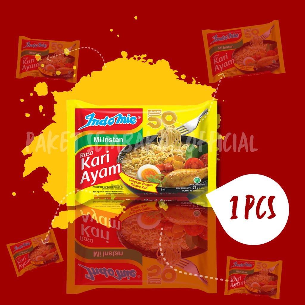 Jual Indomie kari ayam mie instan paket sembako murah paket lebaran ...