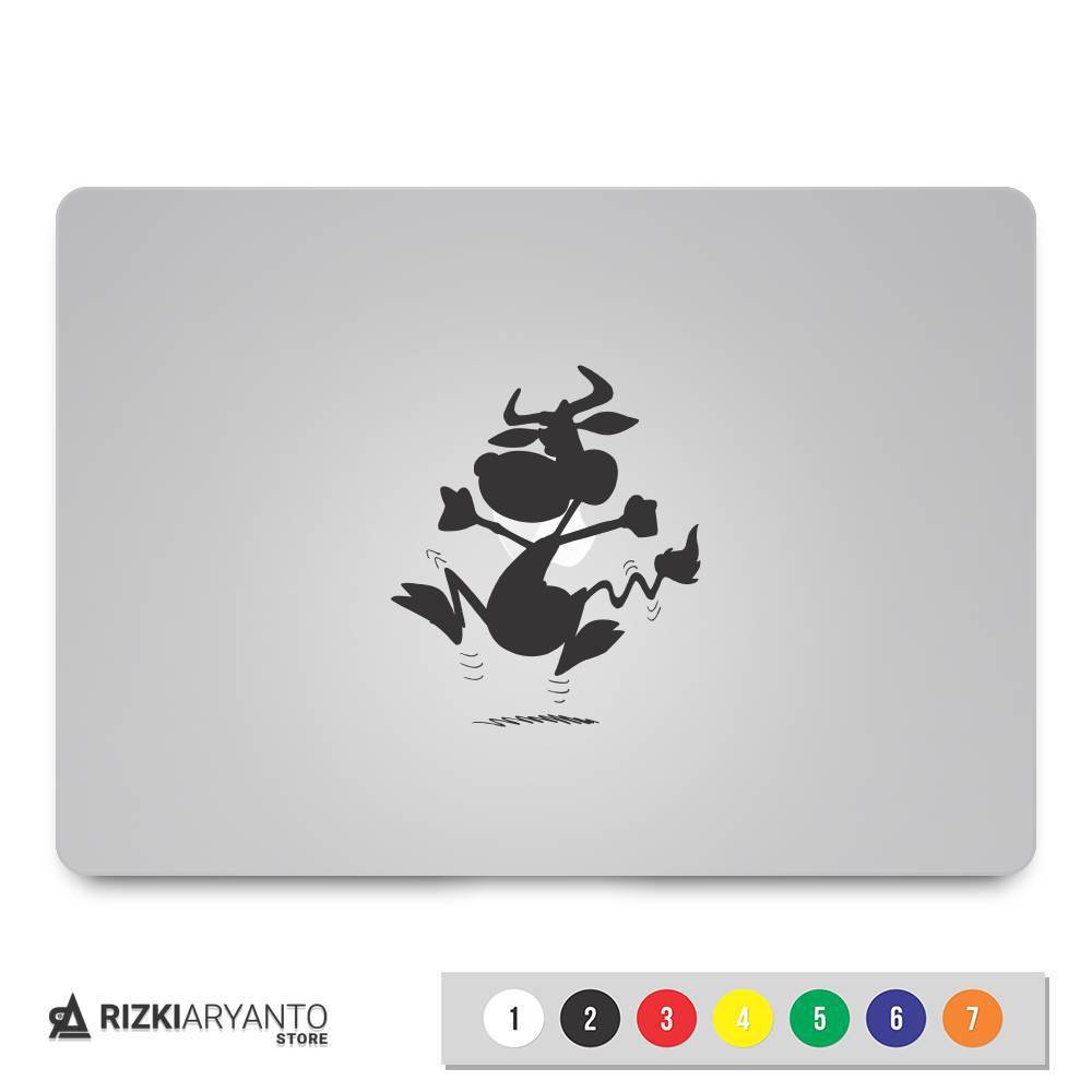 Jual Sticker - Stiker Cartoon Cow Sapi Laptop Macbook | Shopee Indonesia