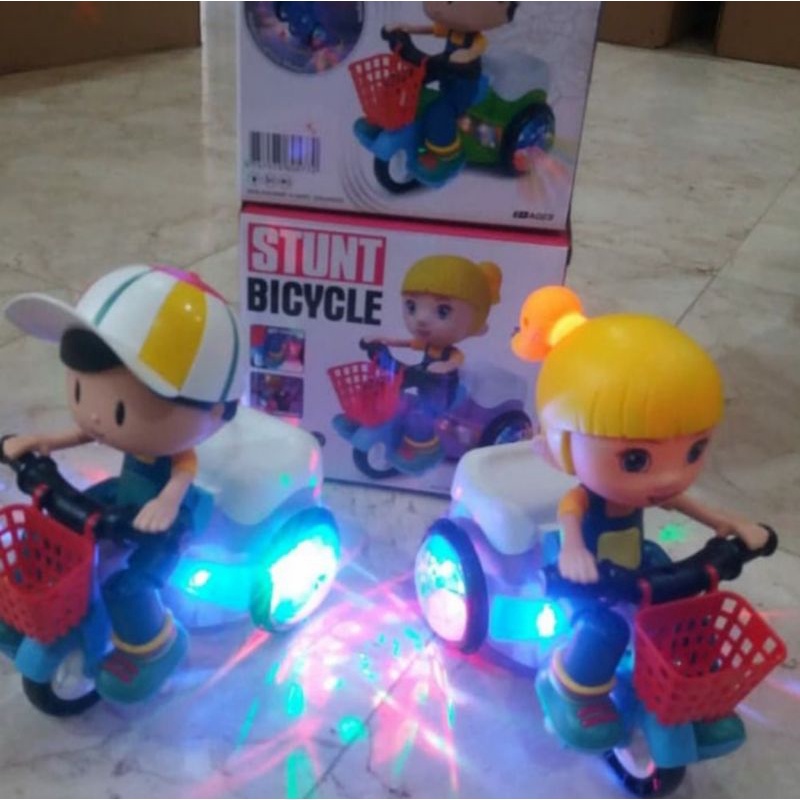 Jual Mainan anak stunt tricycle sepeda akrobatik dengan lampu dan musik ...