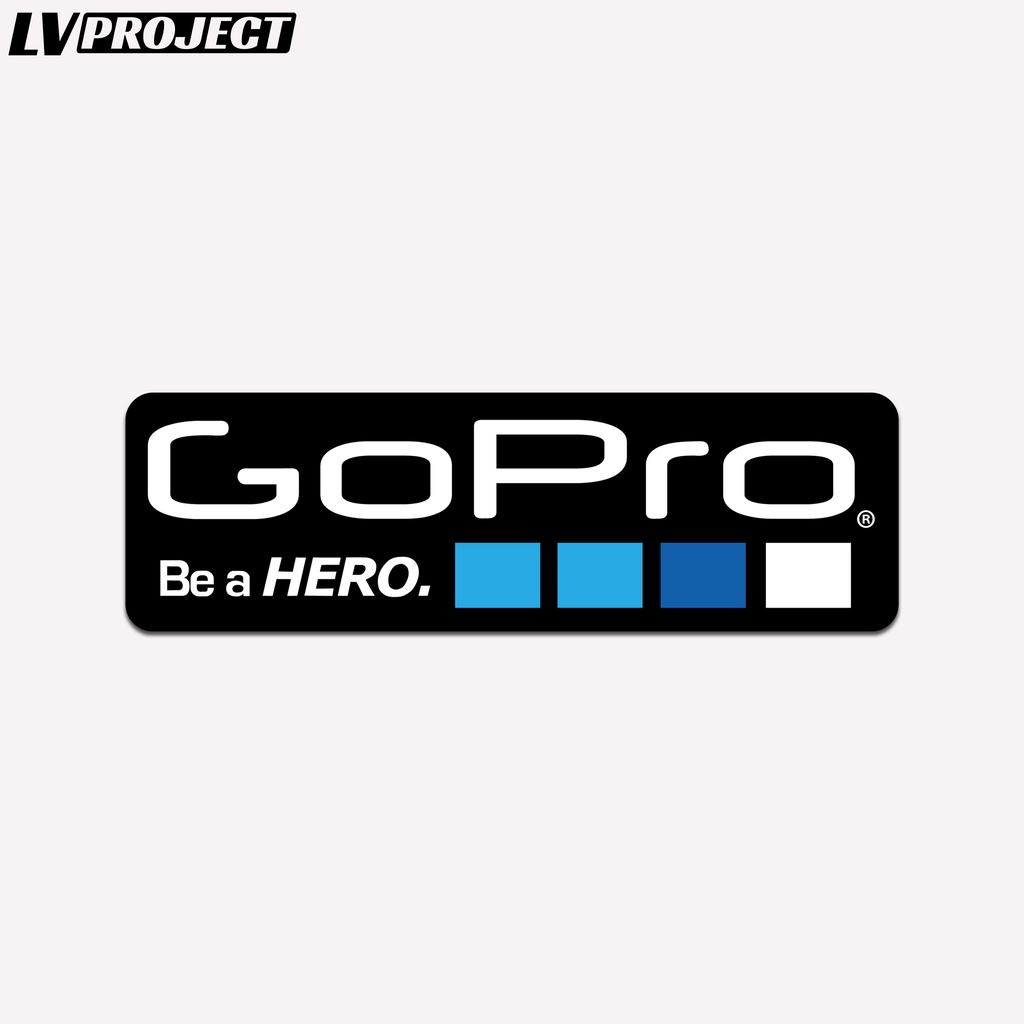 Jual Stiker GOPRO Panjang 10cm Vinyl Sticker Motor Helm GOPRO Satuan ...