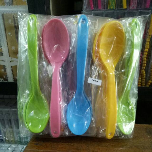 Jual Souvenir sendok melamin warna | Shopee Indonesia