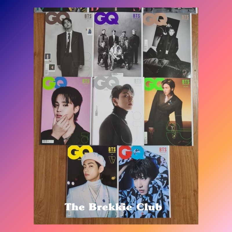 Jual [READY] GQ MAGAZINE BTS RM JIN SUGA JHOPE JIMIN V JUNGKOOK | Shopee Indonesia
