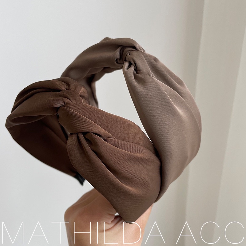 Jual Bando Bandana Poni Korea / Bando Simpul Wanita Satin Maldives ...