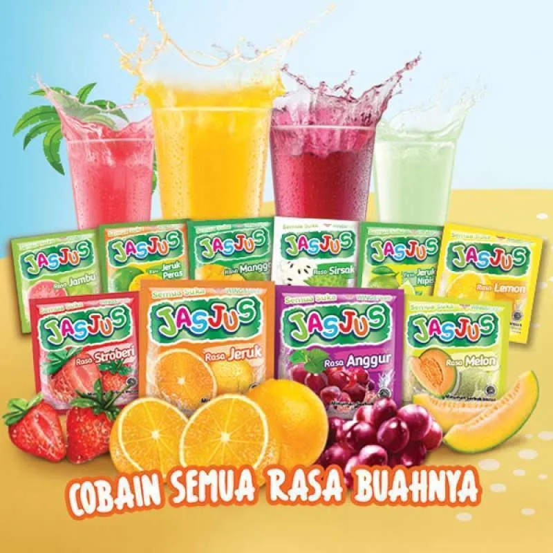 Jual JasJus Minuman Rasa Buah All Varian [10 sachet] | Shopee Indonesia