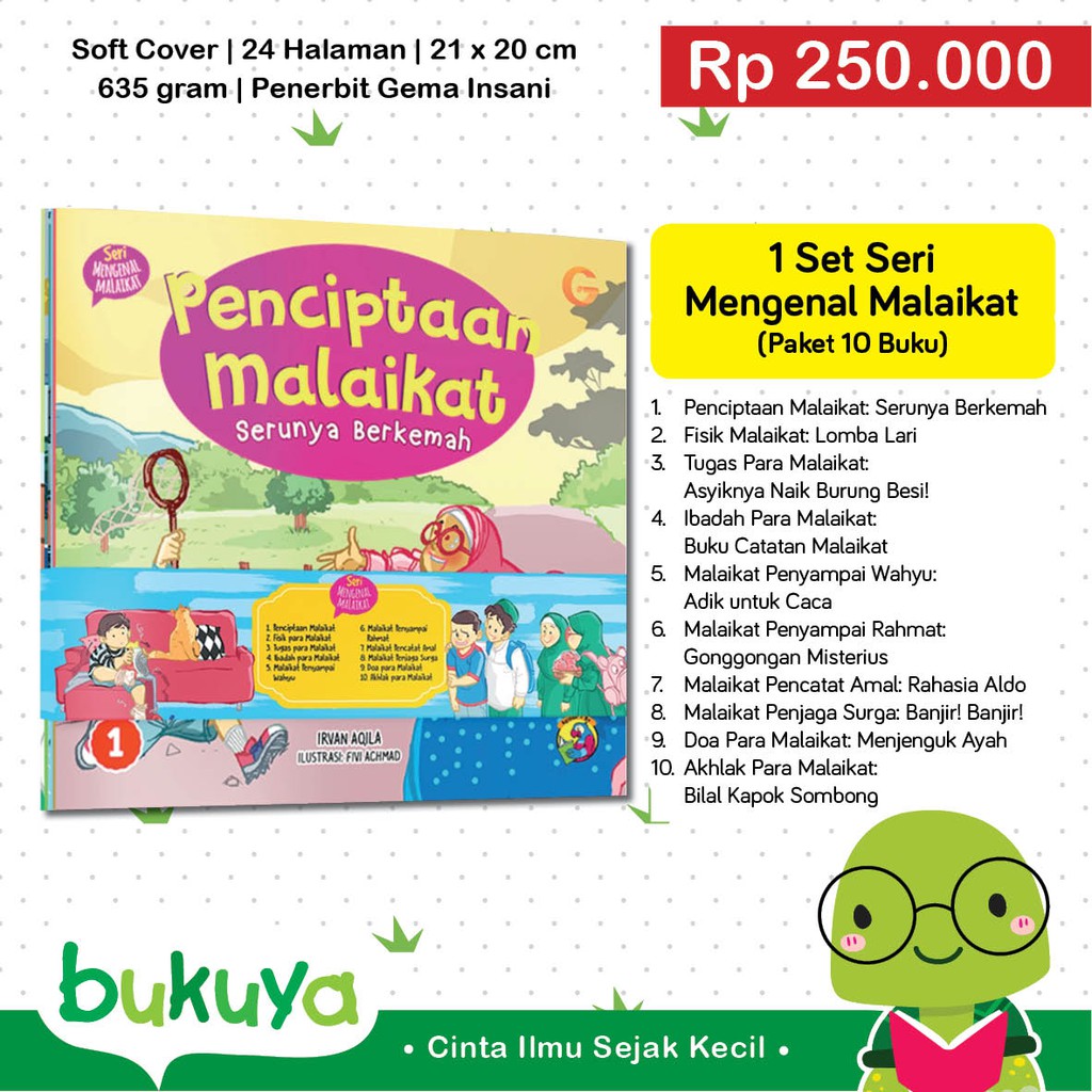 Jual Buku Anak Muslim 1 Set Seri Mengenal Malaikat (10 Jilid) | Shopee ... Jual Buku Anak Muslim 1 Set Seri Mengenal Malaikat (10 Jilid) | Shopee ...