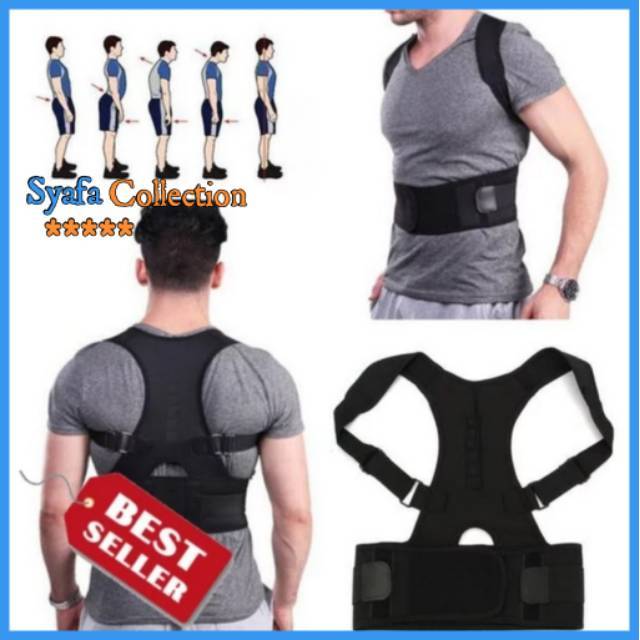Jual SHOULDER BACK SUPPORT BELT POSTURE - Penegak Punggung - Penyangga Punggung | Shopee Indonesia