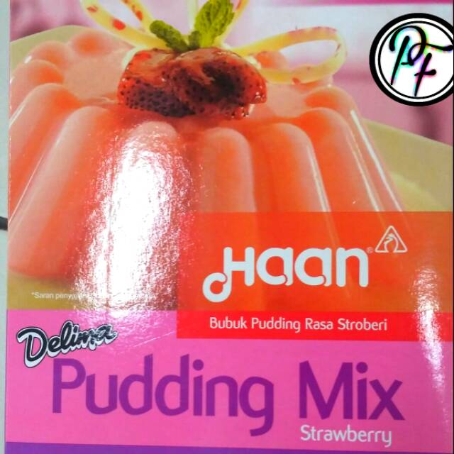 Jual HAAN Delima Pudding Mix STRAWBERRY/STROBERI 250gram (repack ...