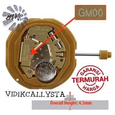 Jual MESIN JAM TANGAN MOVEMENT MIYOTA GM00 TANGGAL HARI SAMPING ORIGINAL | Shopee Indonesia