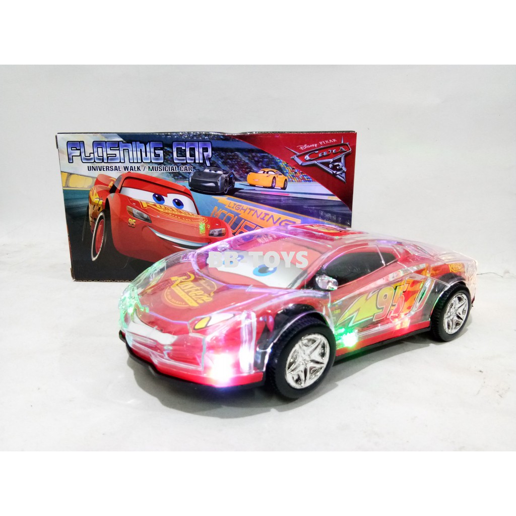 Jual Mainan Mobil Lampu Cars - McQueen Universal Walk and Light - 016 ...