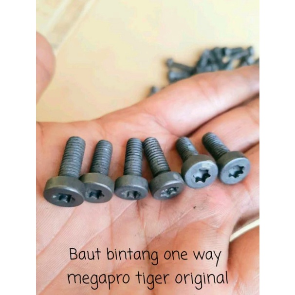 Jual baut bintang baut oneway tiger megapro original motor | Shopee Indonesia