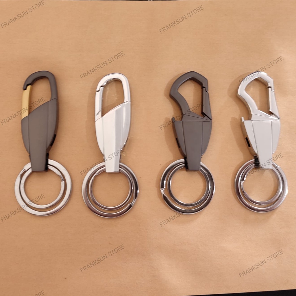 Jual Gantungan Kunci Carabiner Aluminium dengan Double Ring Kualitas ...