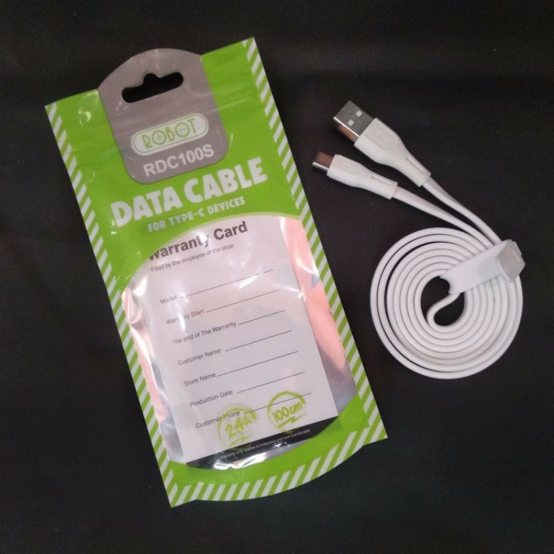 Jual Kabel Data ROBOT RDC100S KABEL DATA USB TYPE-C FAST CHARGING ...