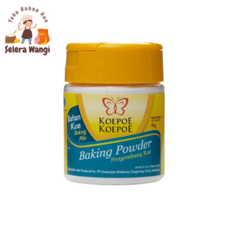 Jual KOEPOE - KOEPOE BAKING POWDER 45 Gr (Pengembang Kue) | Shopee ...