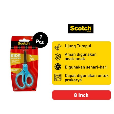 Jual 3M Scotch Gunting Anak Multifungsi Aman dan Ergonomis 5 inch ...