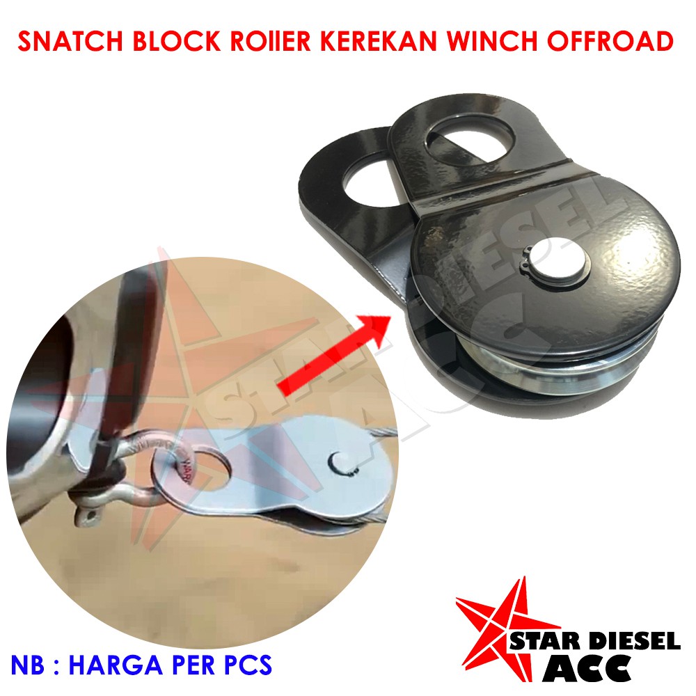 Jual SNATCH BLOCK 8T POLLY WINCH KATROL WINCH BEARING THAILAND | Shopee ...