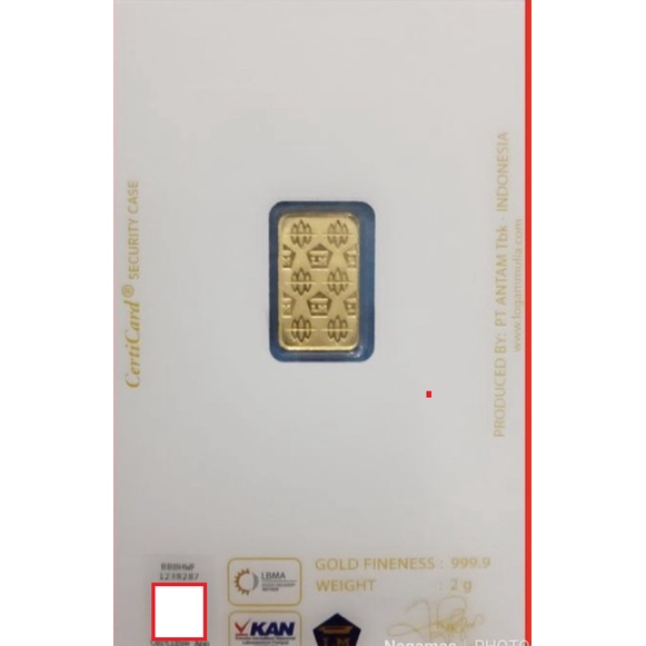 Jual Logam Mulia Antam (2gr) dari Kang Bade | Shopee Indonesia