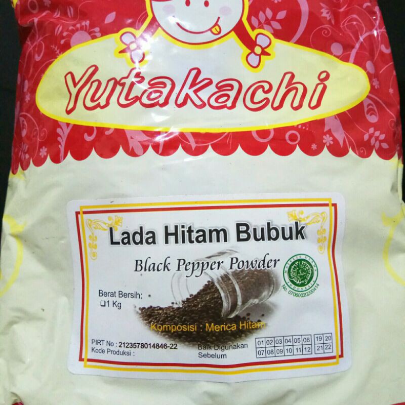 Jual LADA HITAM BUBUK MURNI 1KG PURE BLACK PEPPER POWDER 1 KG LADA ...