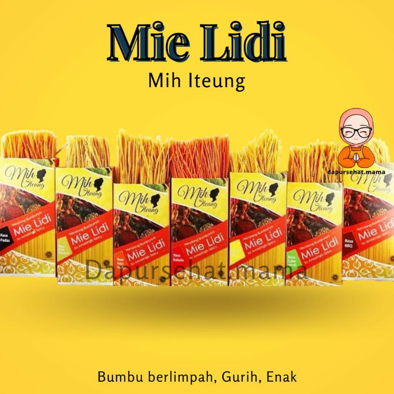Jual Mie Lidi Mie Iteung Cemilan Lidi lidian Jadoel 100gr | Shopee ...