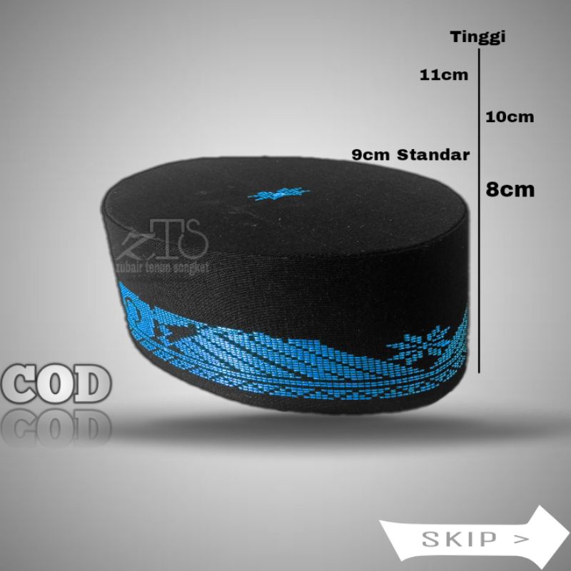 Jual PECI RAJUT TENUN SONGKET MEDAN MPTIF GUNUNG BIRU MUDA / NAVY DAN ...