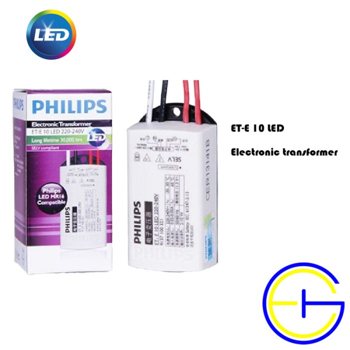 Jual Electric Transformer Trafo ET-E10 LED 220-240V Untuk MR16 12V ...