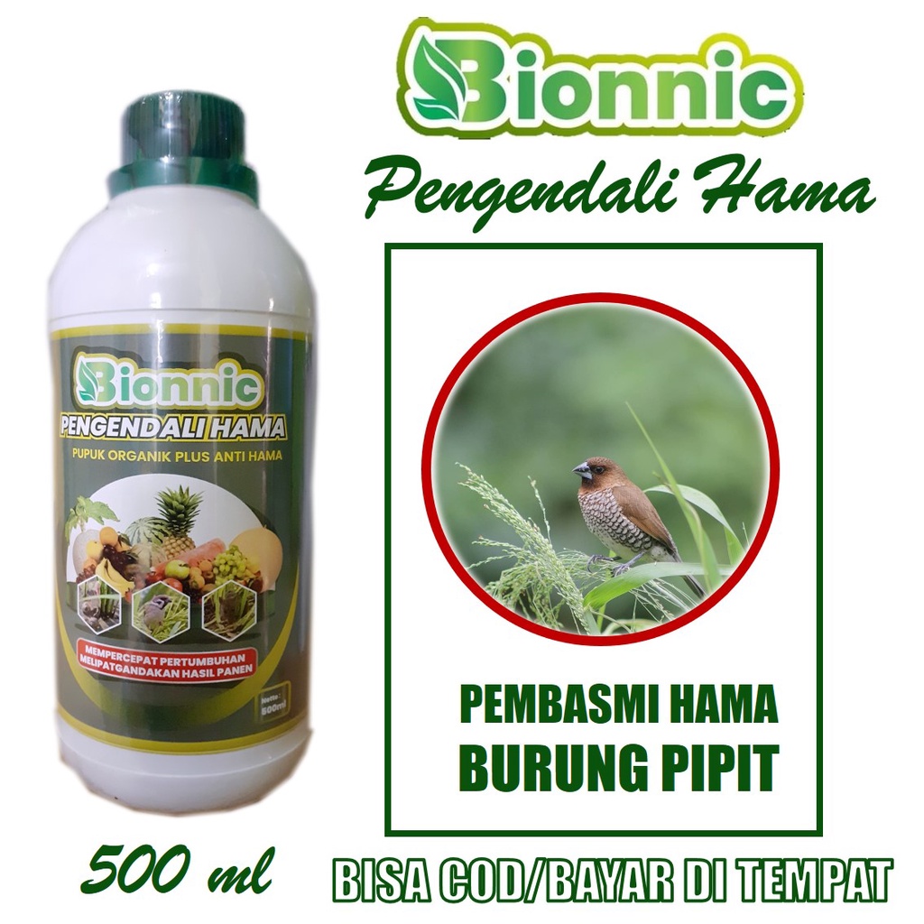 Jual [NEW] BIONNIC 500 ml Racun Burung Pipit/Piyik di Sawah Untuk Padi ...