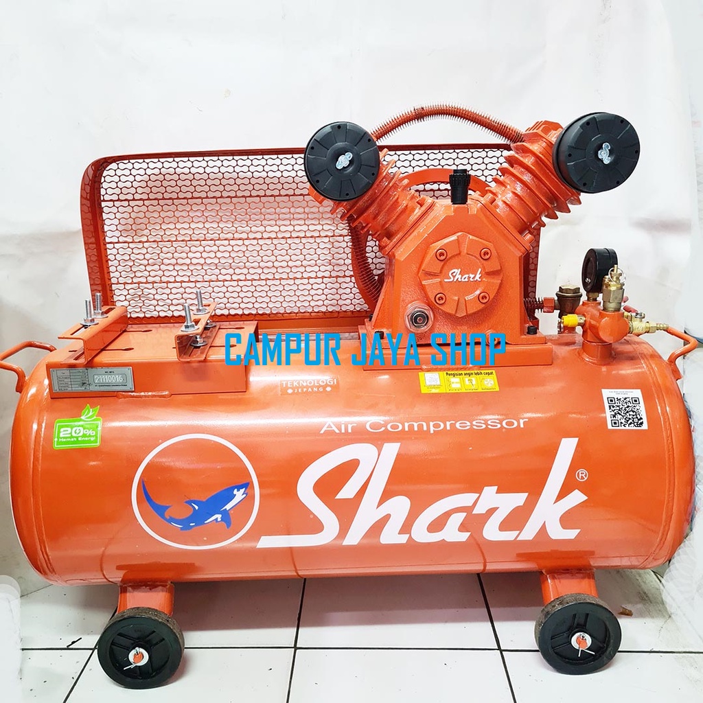 Jual Kompresor SHARK 1 HP Unloading Tabung Tanpa Penggerak Compressor ...