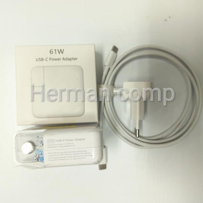 Jual Adaptor Charger Macbook Pro M1 Magsafe 61W Usb-C Original | Shopee ...