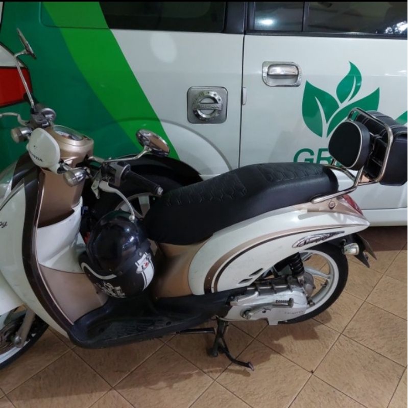 Jual Back Rack Plus Tas & Bantalan Aksesoris Motor Scoopy/Staylo/Fazzio ...