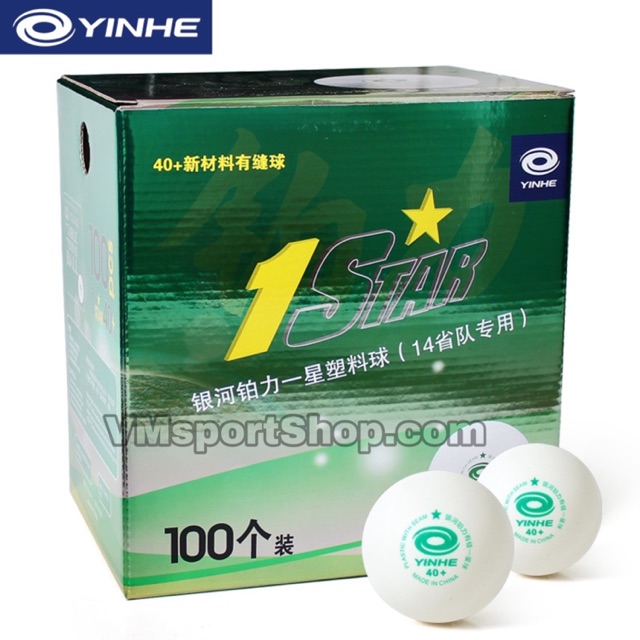 Jual Yinhe 1 Bintang 100pcs 40+ Seam - Bola Banyak Latihan Pingpong 9995G | Shopee Indonesia