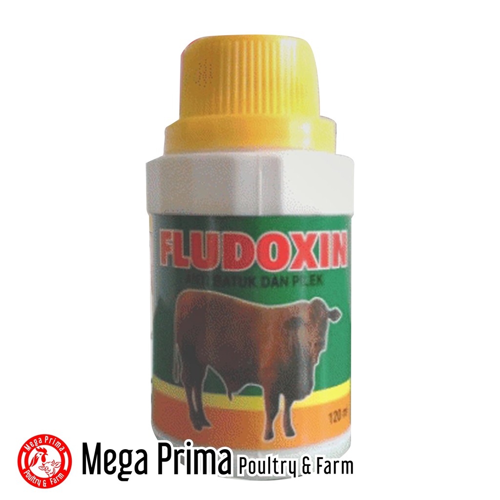 Jual FLUDOXIN 120 ml Obat Flu Batuk Pilek Sapi Kerbau Kambing Domba ...