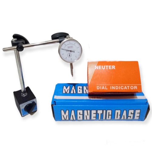 Jual Paket Dial Indicator Neuter + Magnetic Base Flexible Mini Test ...