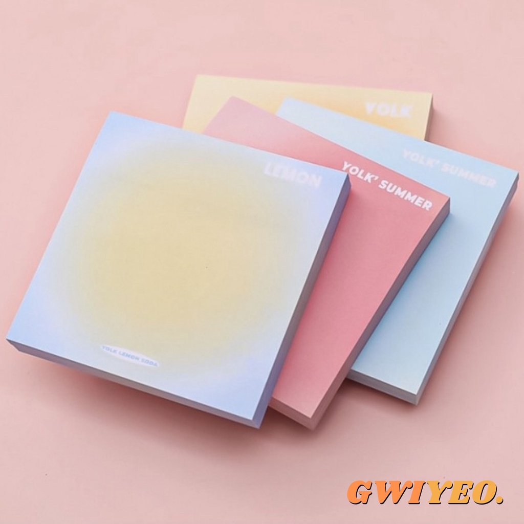 Jual Sticky Notes Pastel Memo Macaron Korean Style Isi 50 Lembar ...